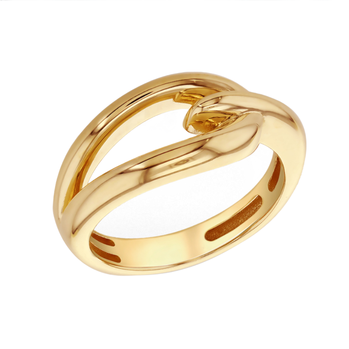 9ct Yellow Gold Hook Knot Ring – Barnes Jewellers